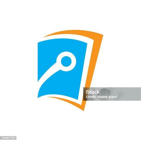 Ilustración De Ilustración De Imágenes De Logotipos De Libros Digitales