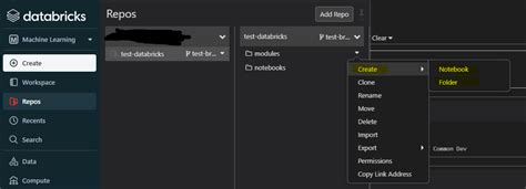 Create File Option Is Not Available In Azure Databricks Repos