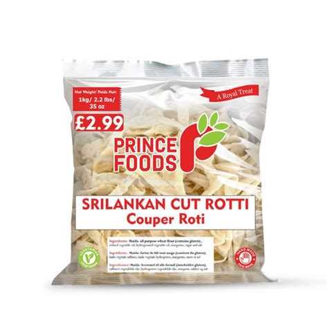 Prince Foods Sri Lankan Cut Rotti 1kg Prince Foods