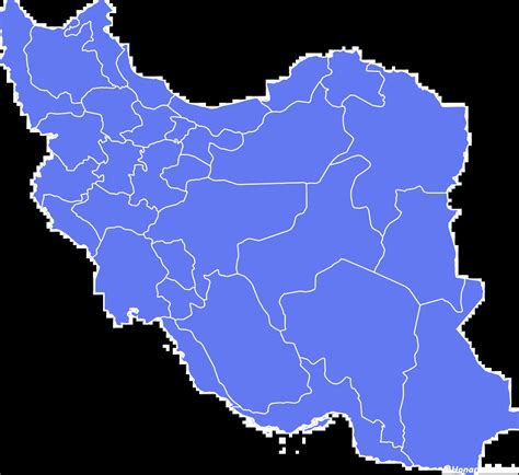 20 عکس از نقشه ایران با نام استان ها و جاذبه های دیدنی