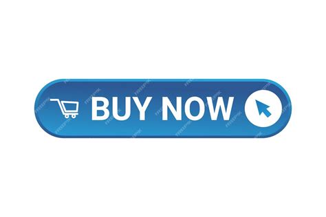 Premium Vector Buy Now Button With Cart And Cursor Icon
