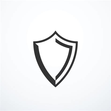 Protection Shield Icon Royalty Free Vector Image