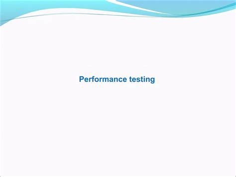Performance Testing Ppt