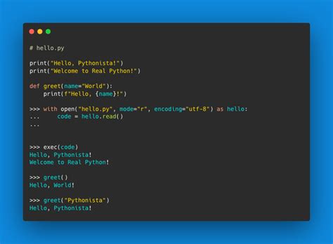 🐍⚙️ Python Tricks — Running Code From A String Input Pythons Built In Exec Function Allows
