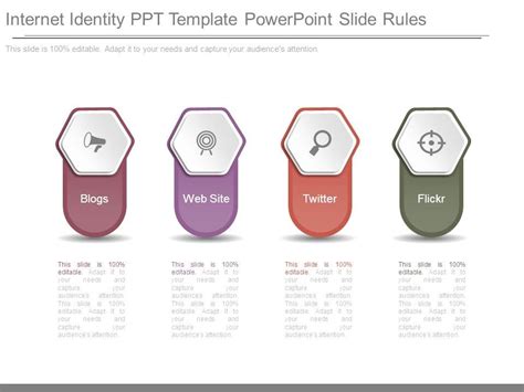 Internet Identity Ppt Template Powerpoint Slide Rules