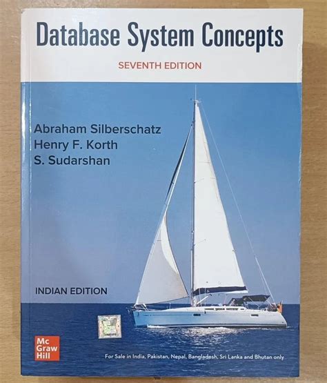Database System Concepts 7th Ed Book By Silberschatz And Korth At ₹ 340