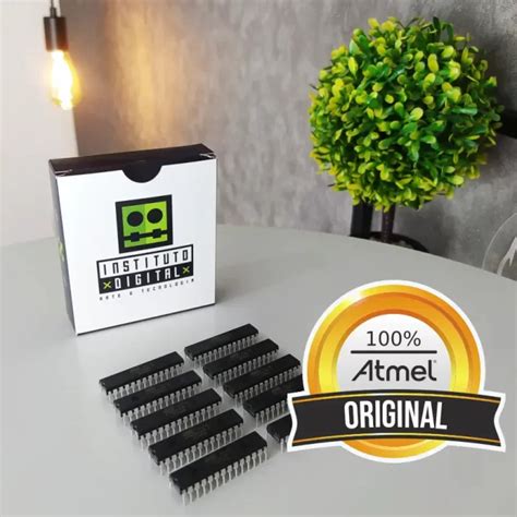 10 X Microcontroladores Atmega328p Pu Para Arduino Instituto Digital