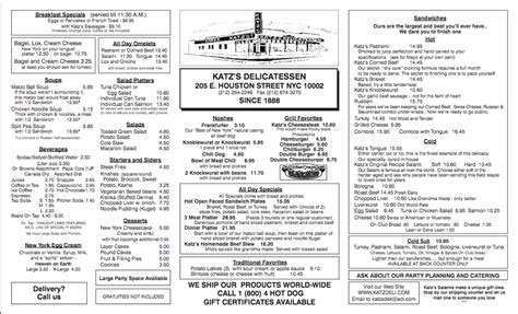 The History Of Katzs Delicatessen Get Lost In Katzs Delicatessen