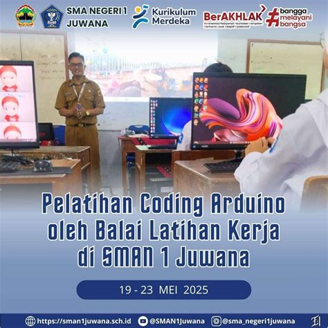 Pelatihan Coding Arduino Oleh Balai Latihan Kerja Di Sma N 1 Juwana