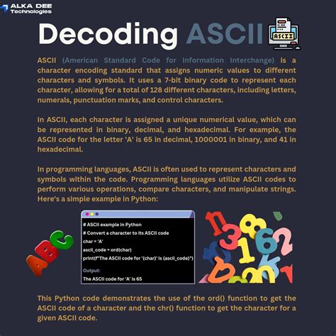 Alkadee Technologies On Linkedin Ascii Code Python Alkadeetechnologies