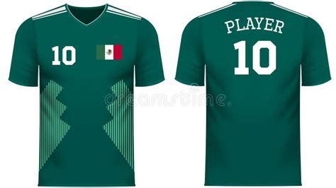 Mexico Soccer Jersey Stock Illustrations 164 Mexico Soccer Jersey