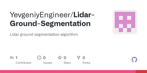 Github Yevgeniyengineerlidar Ground Segmentation Lidar Ground Segmentation Algorithm
