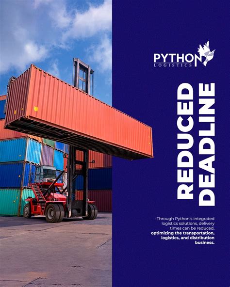 Python Logistics On Linkedin Freightforwarder Miami Logistic Python