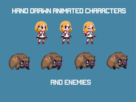 2d platformer starter assets by jumpbutton
