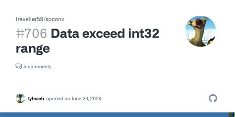 Data Exceed Int32 Range · Issue 706 · Traveller59 Spconv · Github