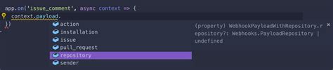 Typescript Fix App On Webhooks Autocompletion Issue Probot Probot Github