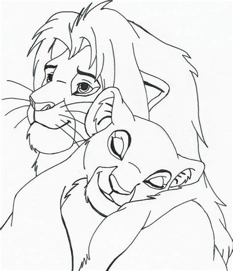 Coloriage Simba à Imprimer Sur Coloriageenfantcom