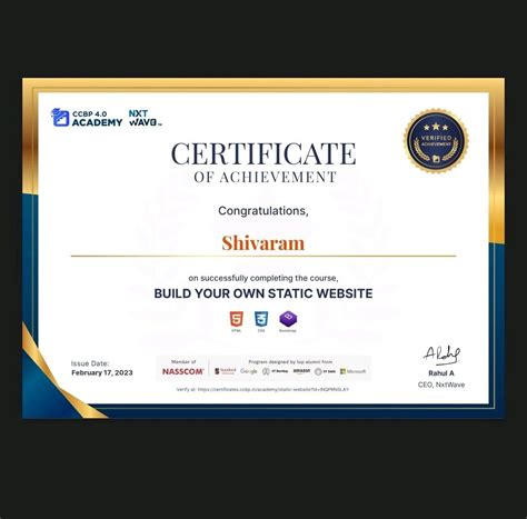 Pujari Shivaram On Linkedin Ccbp Nxtwave