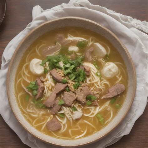 Premium Ai Image Beef Soup