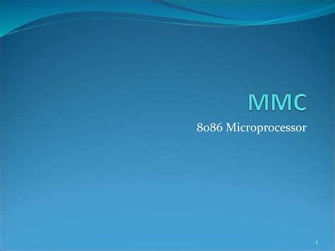 Microprocessor Introduction 8085 And8086 Pptx