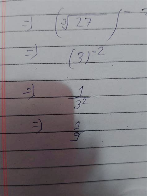Simplify 3 Root 27 Power 2 Brainly In