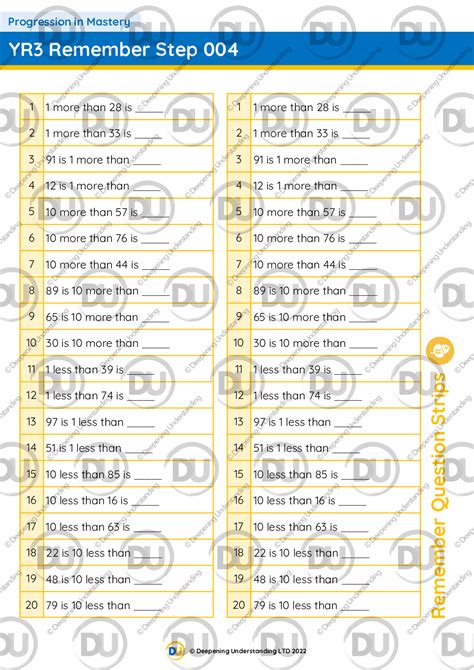 Yr3 Maths 004 1 And 10 More And Less Deepening Understanding