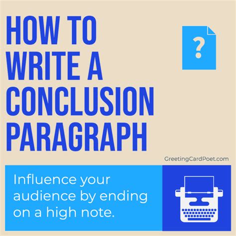 How To Write A Conclusion Paragraph Outline Tips And Techniques