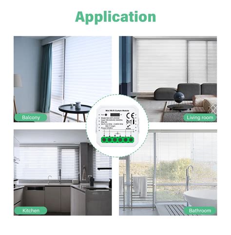 Tuya Wireless Wifi And Zigbee Curtain Switch Module For Roller Shutter Electric Motor Smart Home