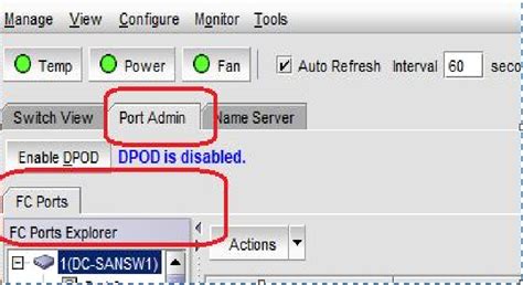Connectrix Brocade Unable To See Port Error Details Tab In Web