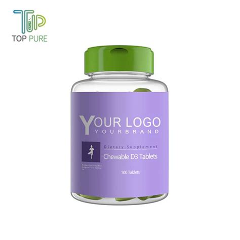 Toppure Health Plant Extract Chewable D3 Tablets