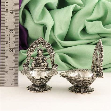 925 Silver 2d Kubera Articles Deepam Ad 36 130g P S Jewellery