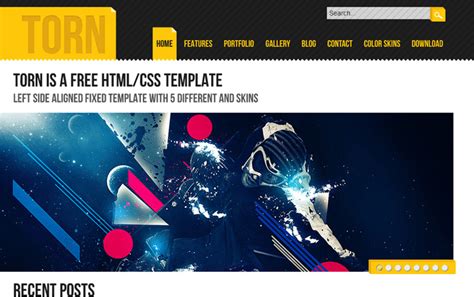 50 Best Free HTML5 Website Templates Preview Download