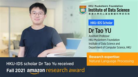 Tao Yu Hku Musketeers Foundation Institute Of Data Science