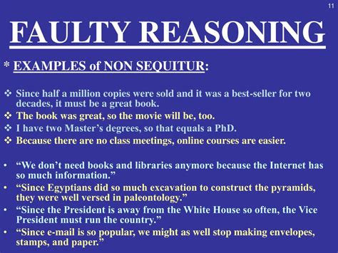 Ppt Iv Faulty Reasoning Powerpoint Presentation Free Download Id