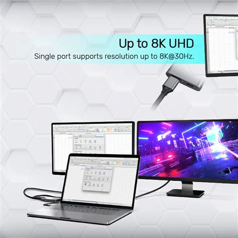Usb C To Dual Displayport Adapter Unitek