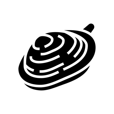 Soft Shell Clam Glyph Icon Vector Illustration 18779195 Vector Art At