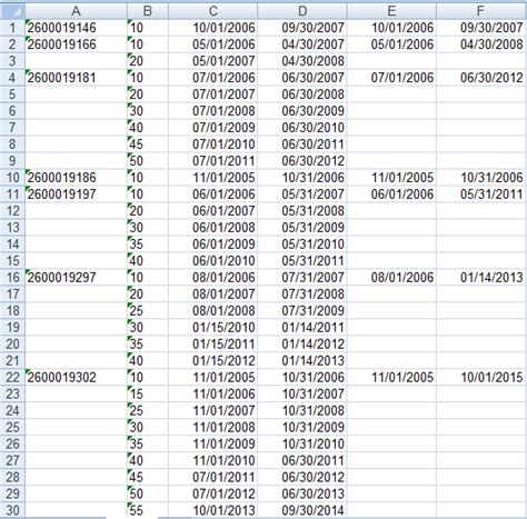 Excel Vba Subtracting Varying Amount Of Dates Stack Overflow