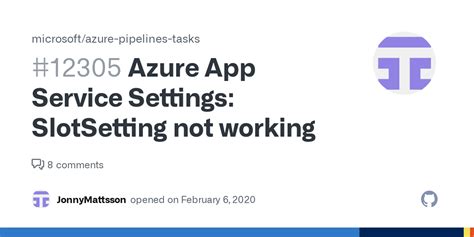 Azure App Service Settings SlotSetting Not Working Issue 12305