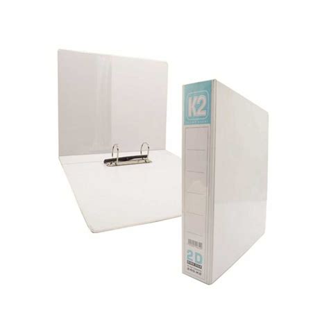 K2 2d White Ring File 40mm Metro Office Products