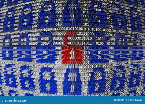 Binary Code Security System Stock Illustration Illustration Of Danger