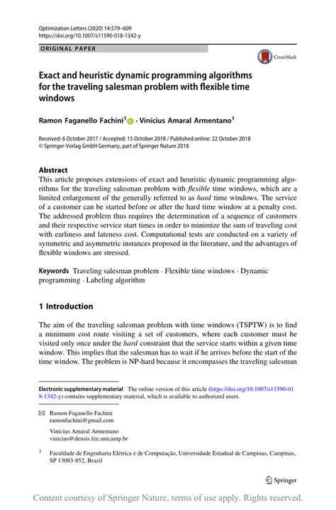 Exact And Heuristic Dynamic Programming Algorithms For The Traveling