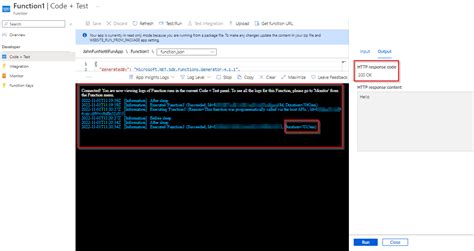 C Azure Function HttpTrigger Returns 500 If Function Runs Longer