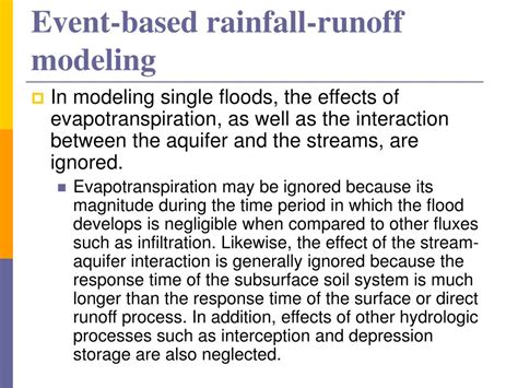 PPT Hydrology Rainfall Runoff Modeling I PowerPoint Presentation ID