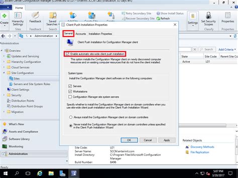 Guide Configure Sccm Automatic Client Push Installation Enterinit On Tumblr