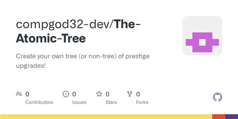 github compgod32 dev the atomic tree create your own tree or non tree of prestige upgrades