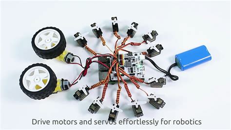 Sunfounder Robot Hat Expansion Board Designed For Raspberry Pi 5 4 3b