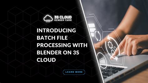 Introducing Batch File Processing With Blender On 3s Cloud