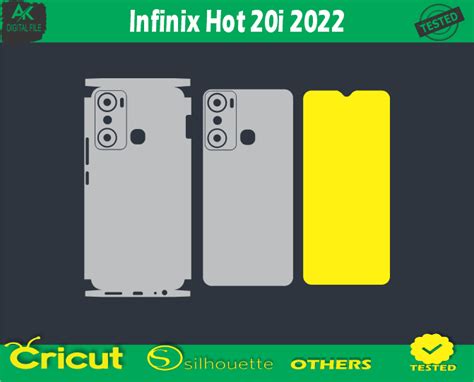 Infinix Hot I Skin Vector Template