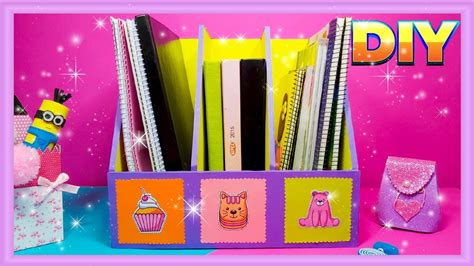 طريقة عمل منظم كتب 📚 Diy Book Holderhow To Make An Organizer Youtube