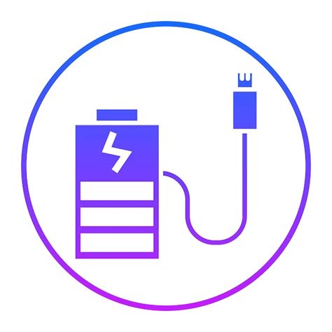 배터리 충전 아이콘 프리미엄 벡터